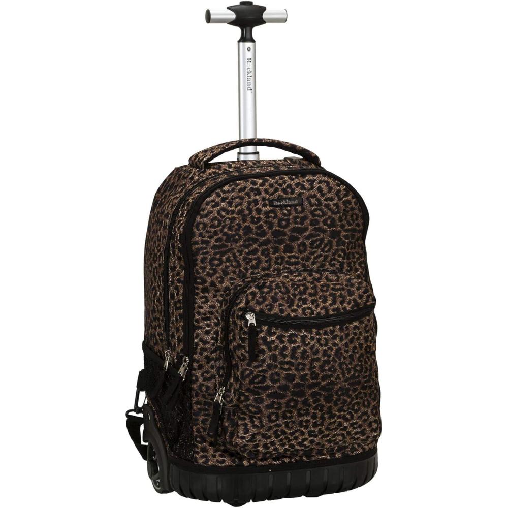 Rockland Single Handle Rolling Backpack, Peace, 19-Inch (R02-PEACE ...